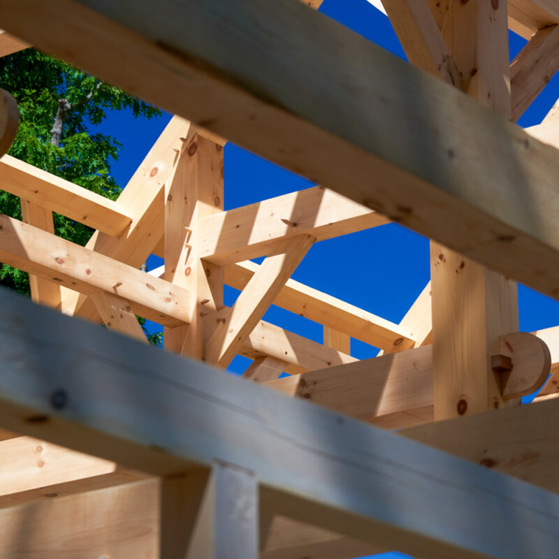 Timber Framing - Benjamin and Co | Timber Frames and Custom Homes ...