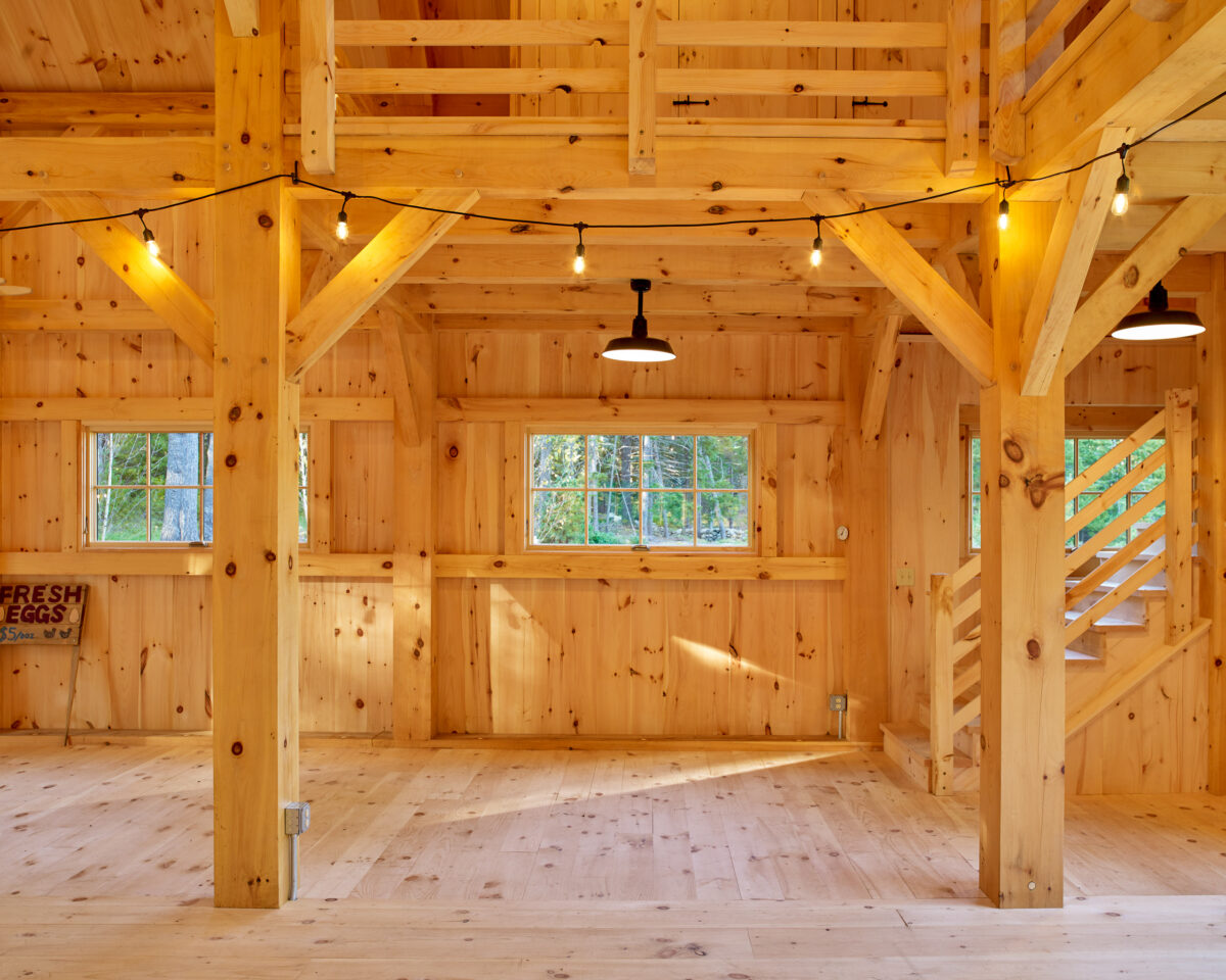 Timber Frame Kits - New England Barn - Benjamin and Co | Timber Frames ...