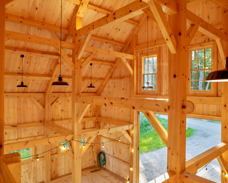 Timber Frame Kits - New England Barn - Benjamin and Co | Timber Frames ...