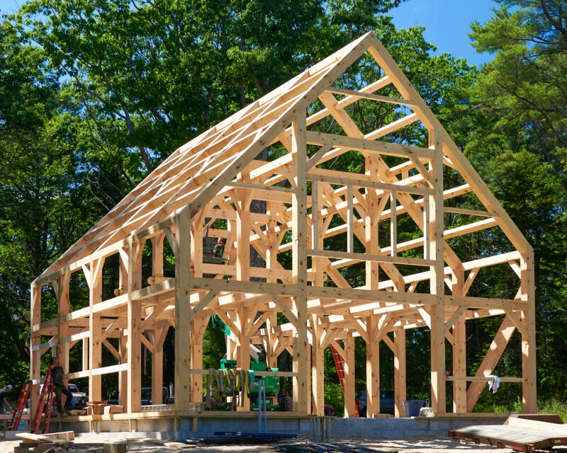 Timber Frame Kits - Benjamin and Co | Timber Frames and Custom Homes ...