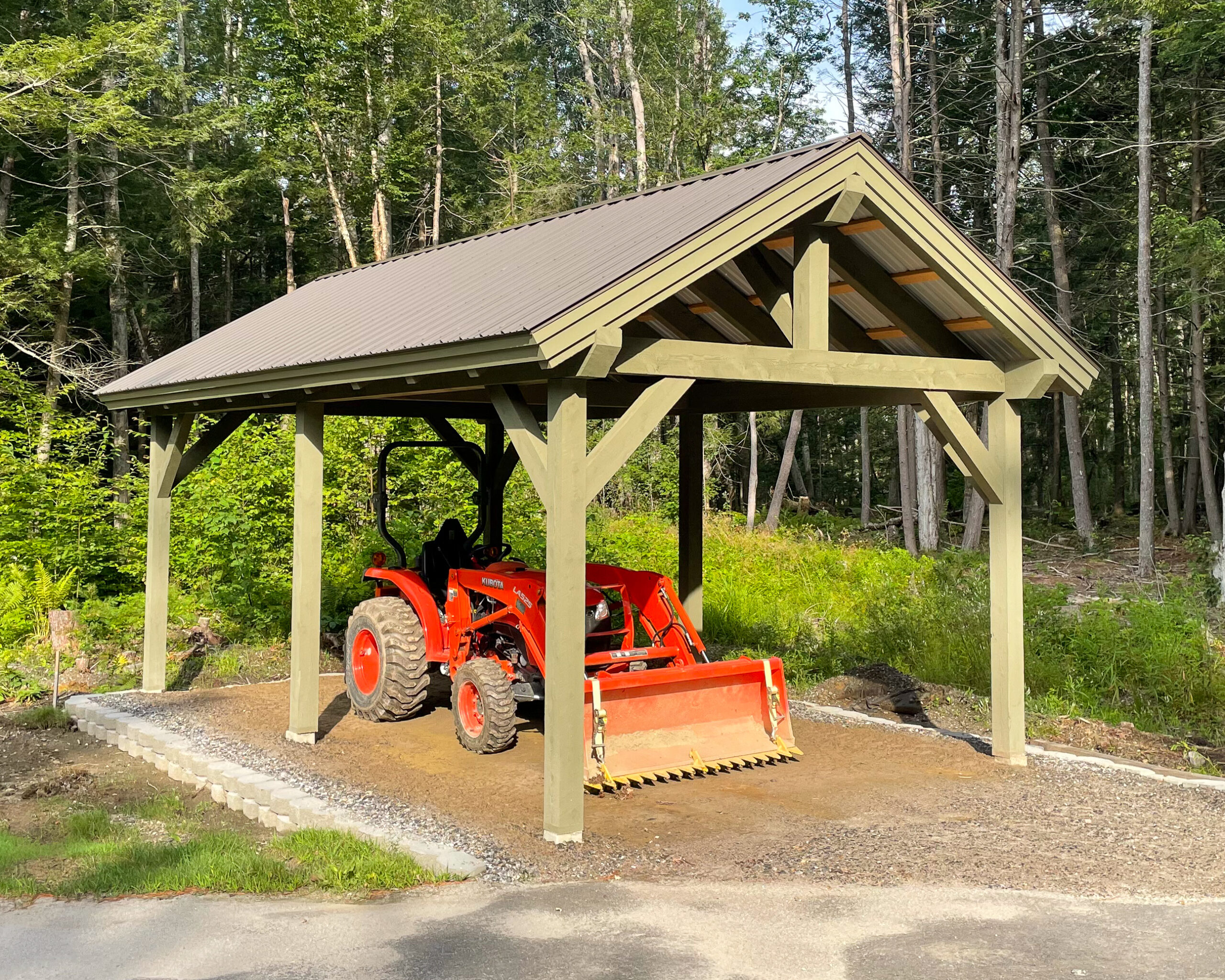 Timber Frame Kits - Pavilion/Shed - Benjamin and Co | Timber Frames and ...