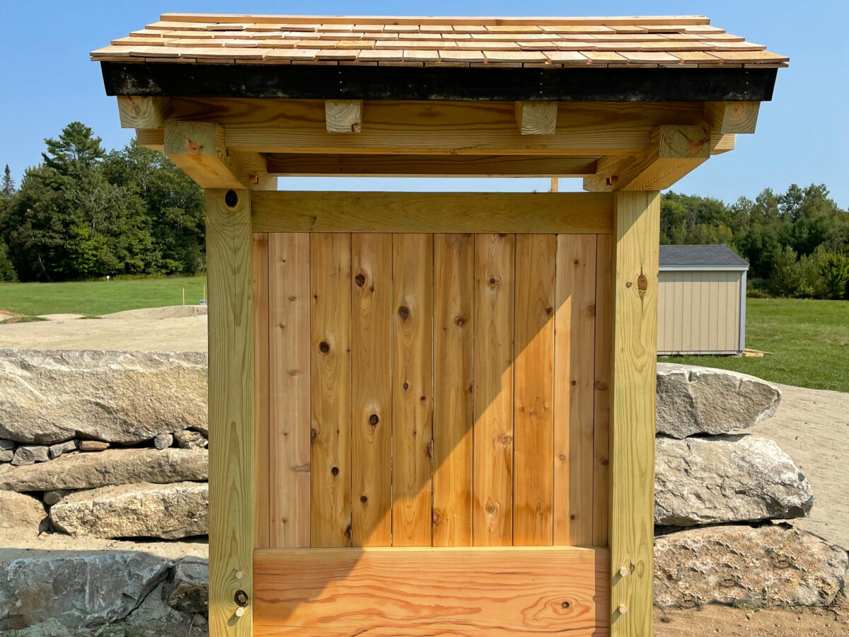 Timber Frame Kits - Sign Kiosk - Benjamin and Co | Timber Frames and ...