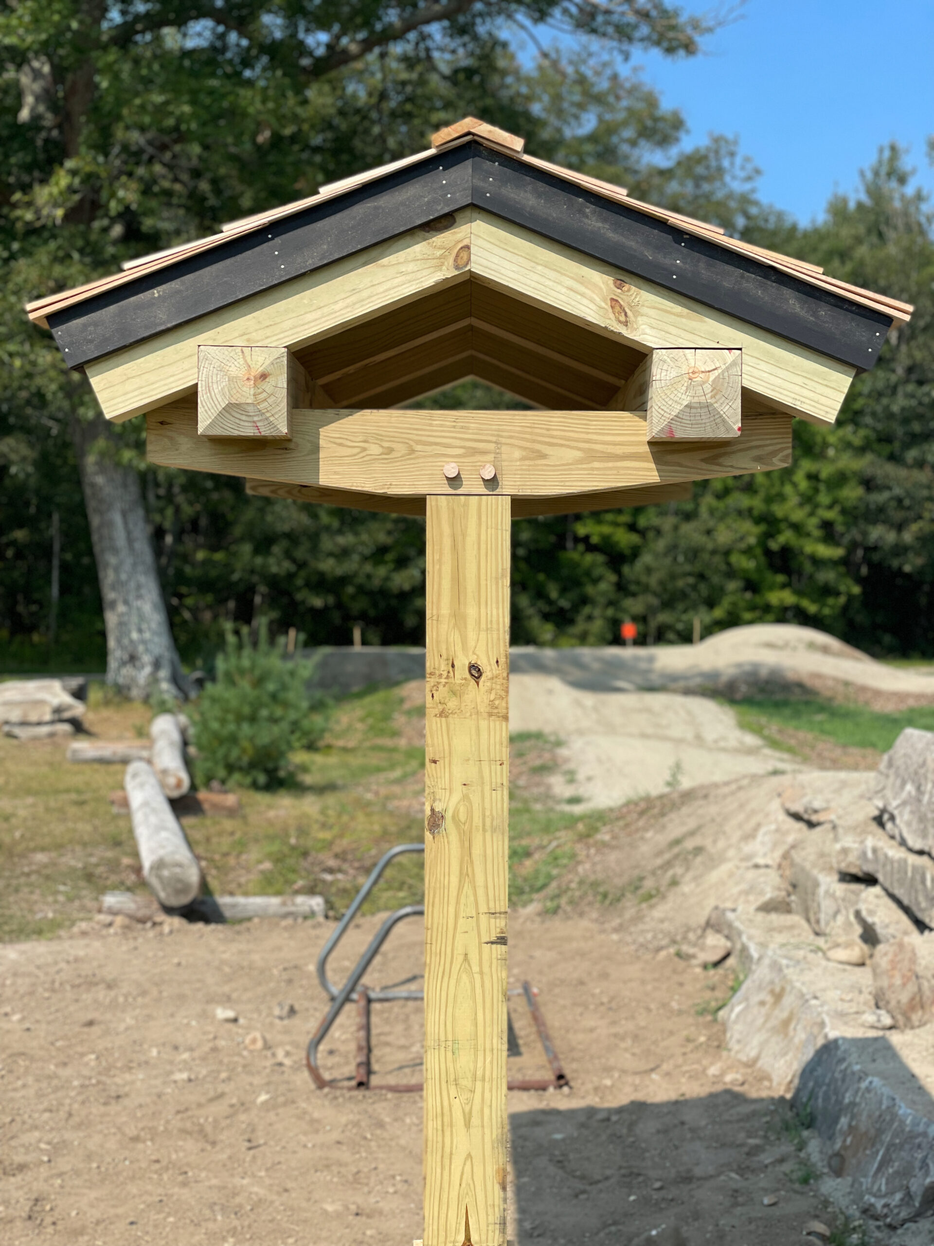 Timber Frame Kits - Sign Kiosk - Benjamin and Co | Timber Frames and ...